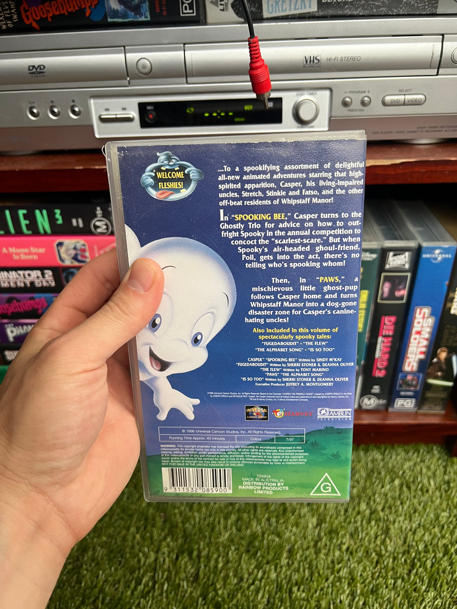 Vintage 1996 Casper Animated Show VHS Tape – Cool Cats Vintage